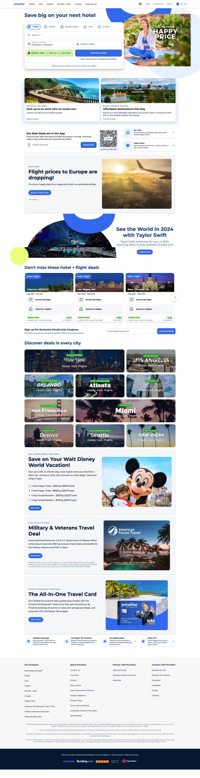 Priceline – Random Screenshots